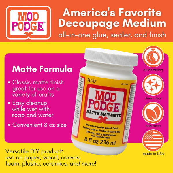 Mod Podge Matte Formula 59ml – Captured Hearts Australia