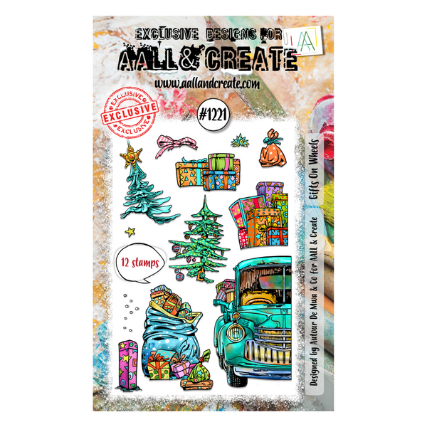 A6 Stamp Set - Gifts on Wheels – Captured Hearts Australia