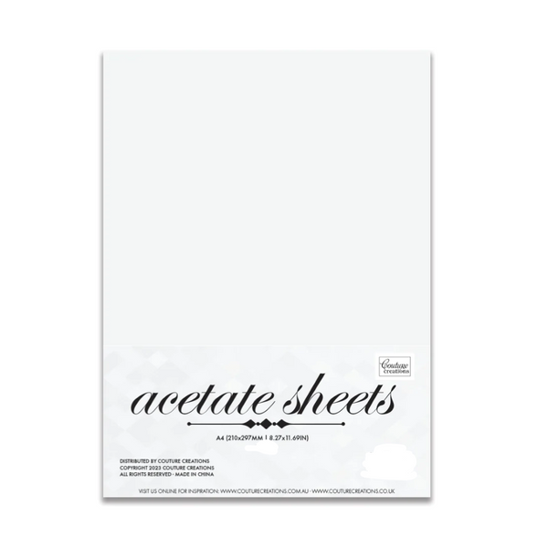 Acetate Sheets A4 (5pcs) – Captured Hearts Australia