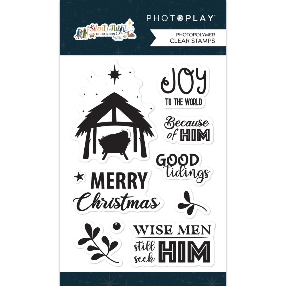 Silent Night - Photopolymer Clear Stamp Set – Captured Hearts Australia