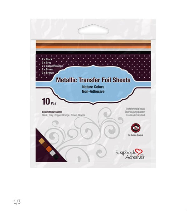 Metallic Transfer Foil Sheets Nature Colors – Captured Hearts Australia